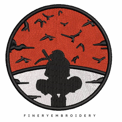 Itachi patch - Animé - Embroidery Design – FineryEmbroidery