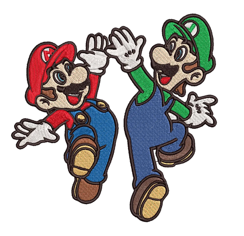Mario & Luigi - Pack of 39 Designs - Embroidery Designs – FineryEmbroidery