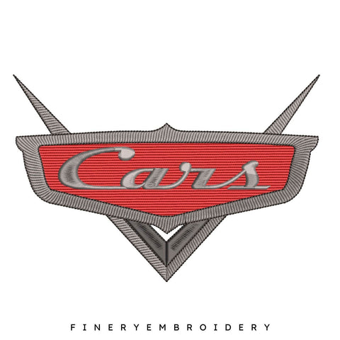 Pixar's "Cars" Logo Embroidery Design – FineryEmbroidery
