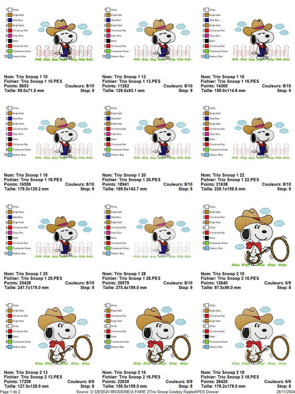Snoopy – FineryEmbroidery