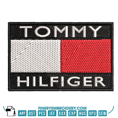Tommy Hilfiger Embroidery Designs - Logo Pack 8 designs – FineryEmbroidery